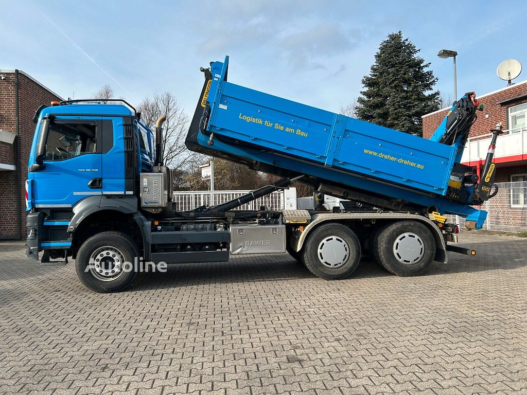 MAN 26.510 Wechselsystem Abroller+Container kiper