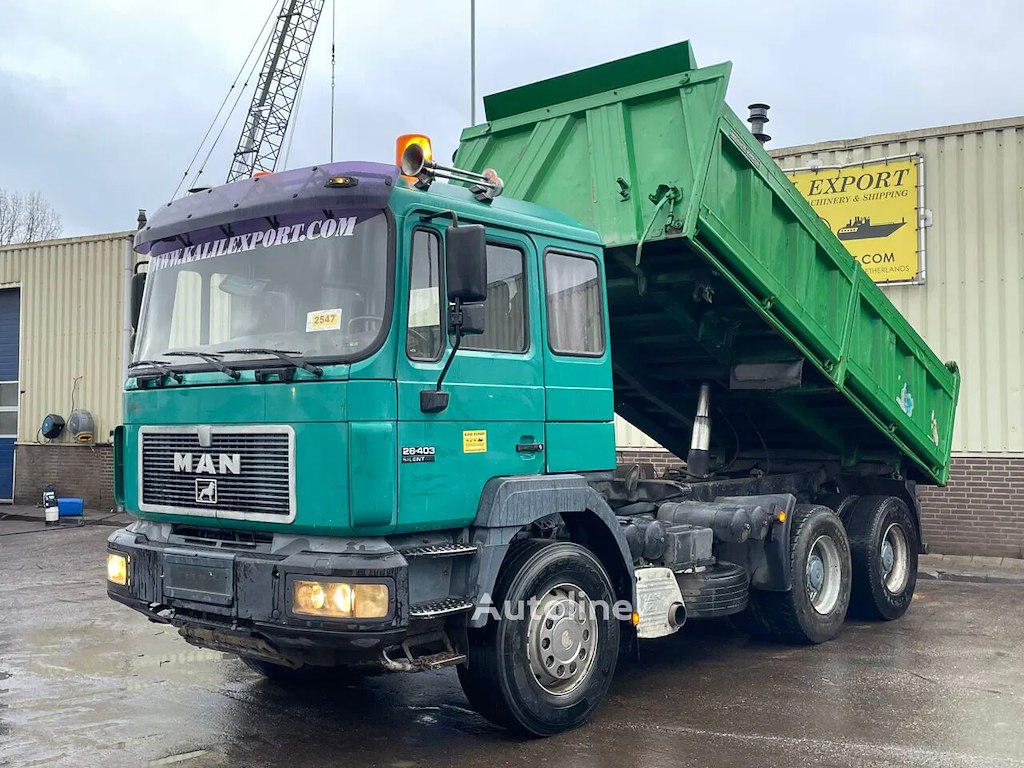 MAN 26.403 Kipper 6x4 Big Axle's Full Steel Suspension Manual Gearbo kiper