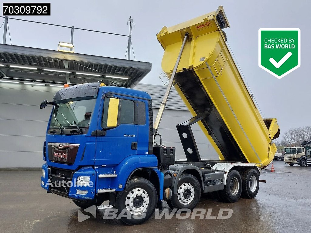 MAN TGS 35.460 8X4 17m3 tipper Steel suspension Big-Axle Automatic R kiper