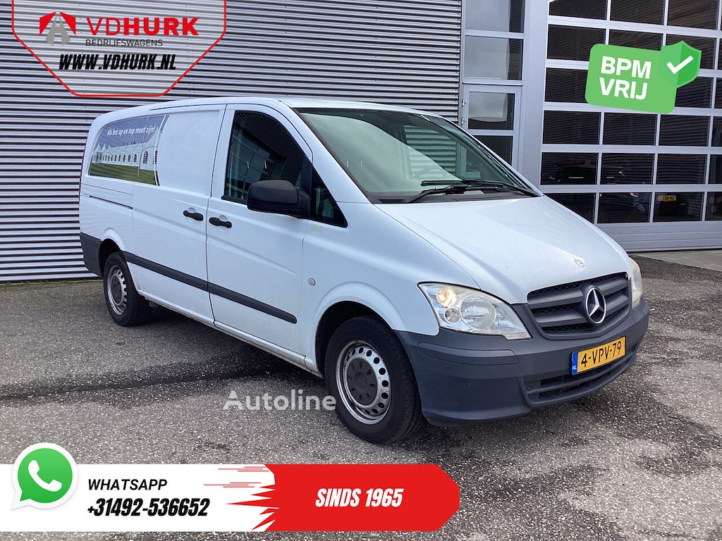 Mercedes-Benz Vito 110 CDI L2 EXPORT APK 10-2026/ Airco/ Cruise/ Trekhaak/ Rad minibus furgon