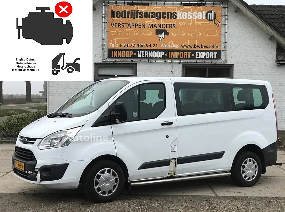 Ford Custom 310 2.0 TDCI L1H1 9 Persoons AC Motorschade putnički minibus