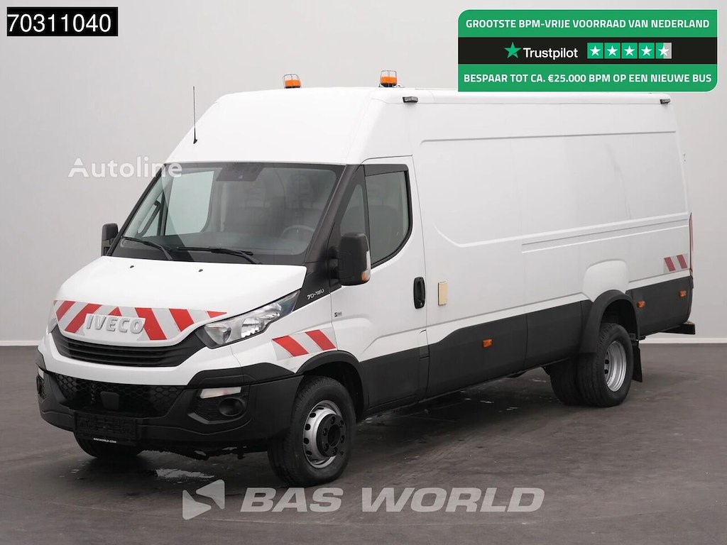 IVECO Daily 70C18 3.0L 7tons L3H2 Dubbellucht 3,5t Trekhaak 180PK Airc laki furgon