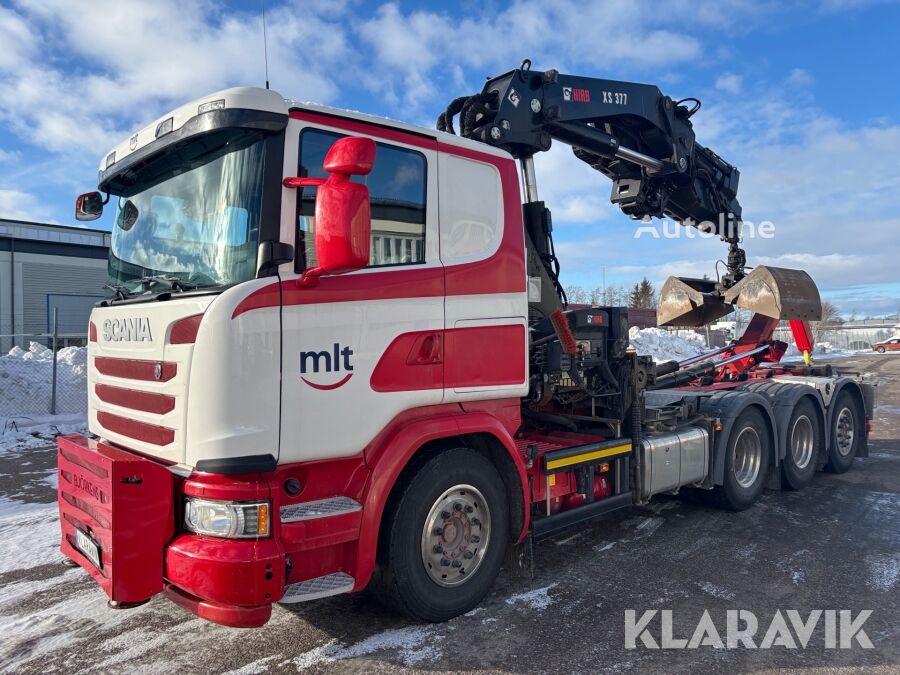 Prodaje se Scania G450 kamion s ravnom platformom na aukciji