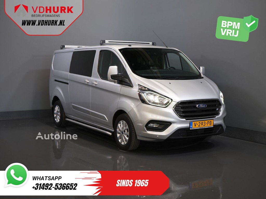 Ford Transit Custom 2.0 TDCI 130 pk L2 Limited DC Dubbel Cabine 2xSch kombi minibus