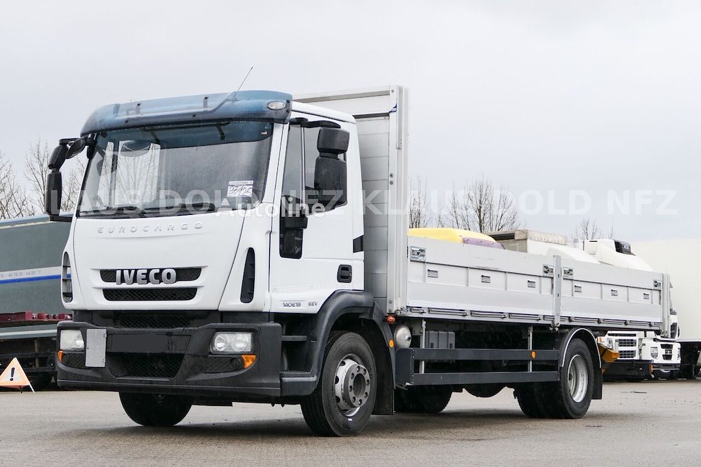 IVECO 140E18 Eurocargo Pritsche Alu-Bordwände Euro 5 kamion s ravnom platformom