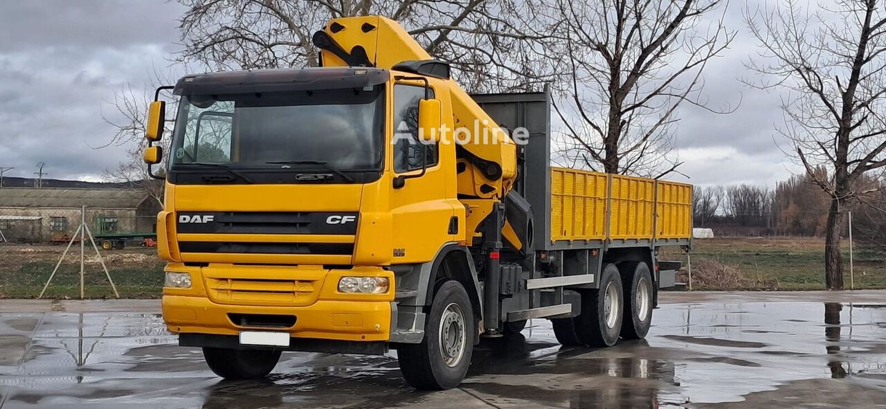 DAF 310 PALFINGER PK 36002 6×4 kamion s ravnom platformom