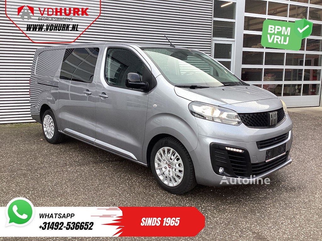 Fiat Scudo 2.0 MJ 145 pk DC Dubbel Cabine 6 Pers./ Camera/ Cruise/ PD kombi minibus