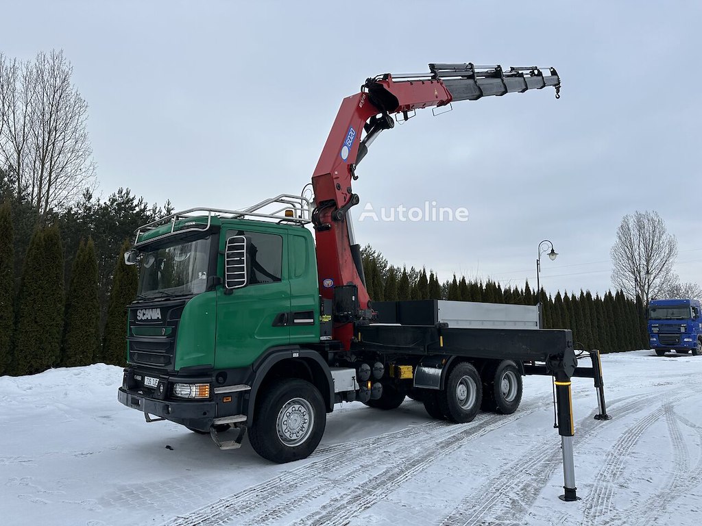 Scania G450 kamion s ravnom platformom