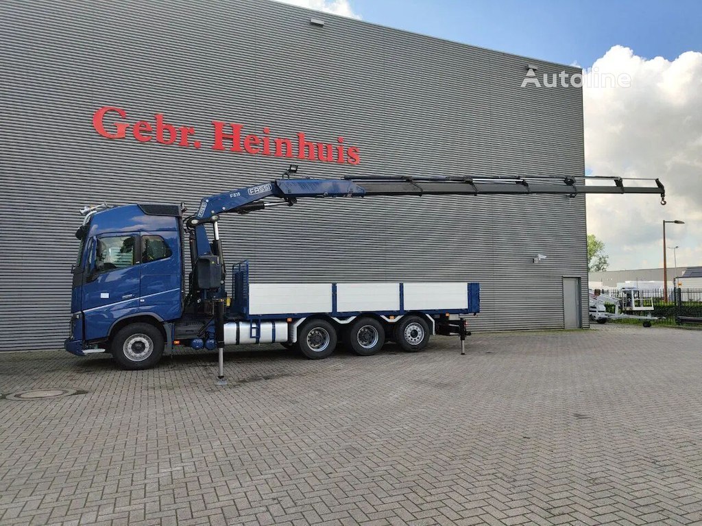 Fassi F315 Volvo FH 16 650 8x4 Tridem Euro 6 kamion s ravnom platformom