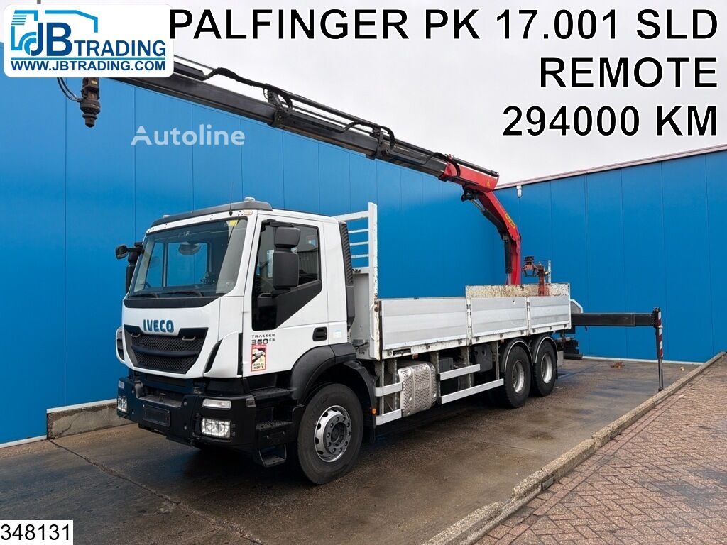 IVECO Trakker 360 6x4, EURO 6, Palfinger, Remote kamion s ravnom platformom
