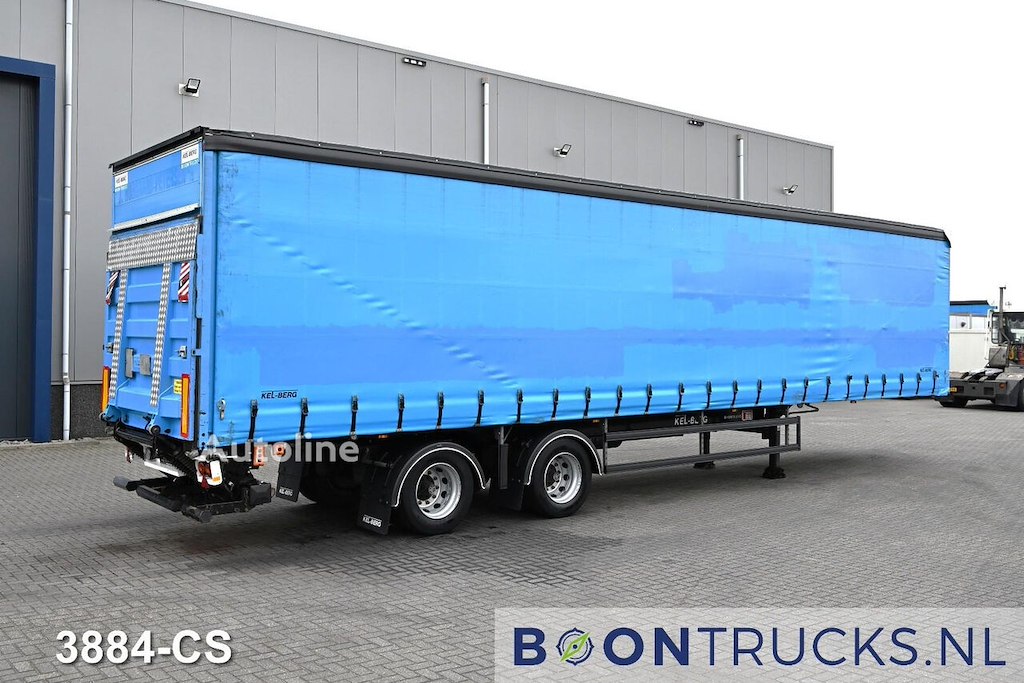 Kel-Berg D500V/XL | TRIDEC STEERING * LIFT AXLE * TAILLIFT * 13.6M * NL T poluprikolica sa kliznom ceradom