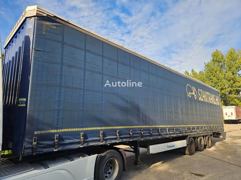 Krone SD Mega 1 units, Lifting axle A poluprikolica sa kliznom ceradom
