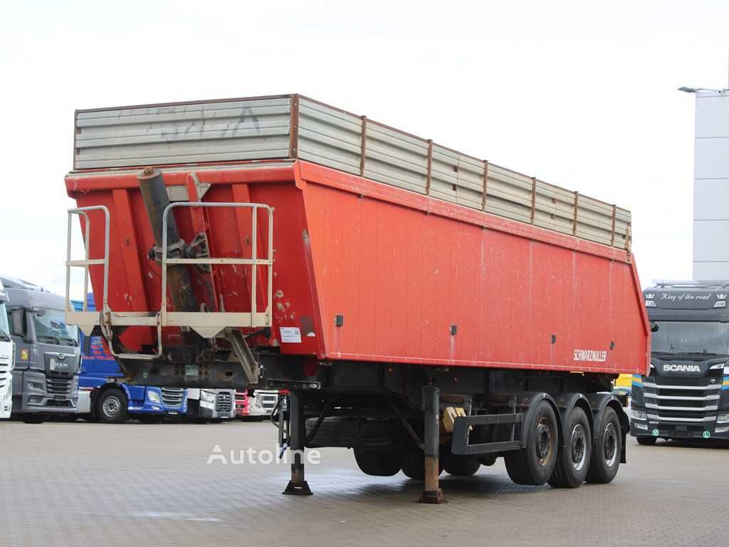 Schwarzmüller KIS 3/E, 2X LIFT AXLE, SAF, 46m³ poluprikolica kipera