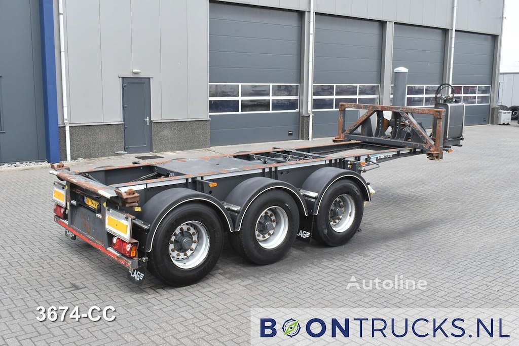 LAG O-3-CC A9 | 20ft TIPPING CHASSIS * 24v SELF SUPPORT * LIFT AXLE poluprikolica kipera