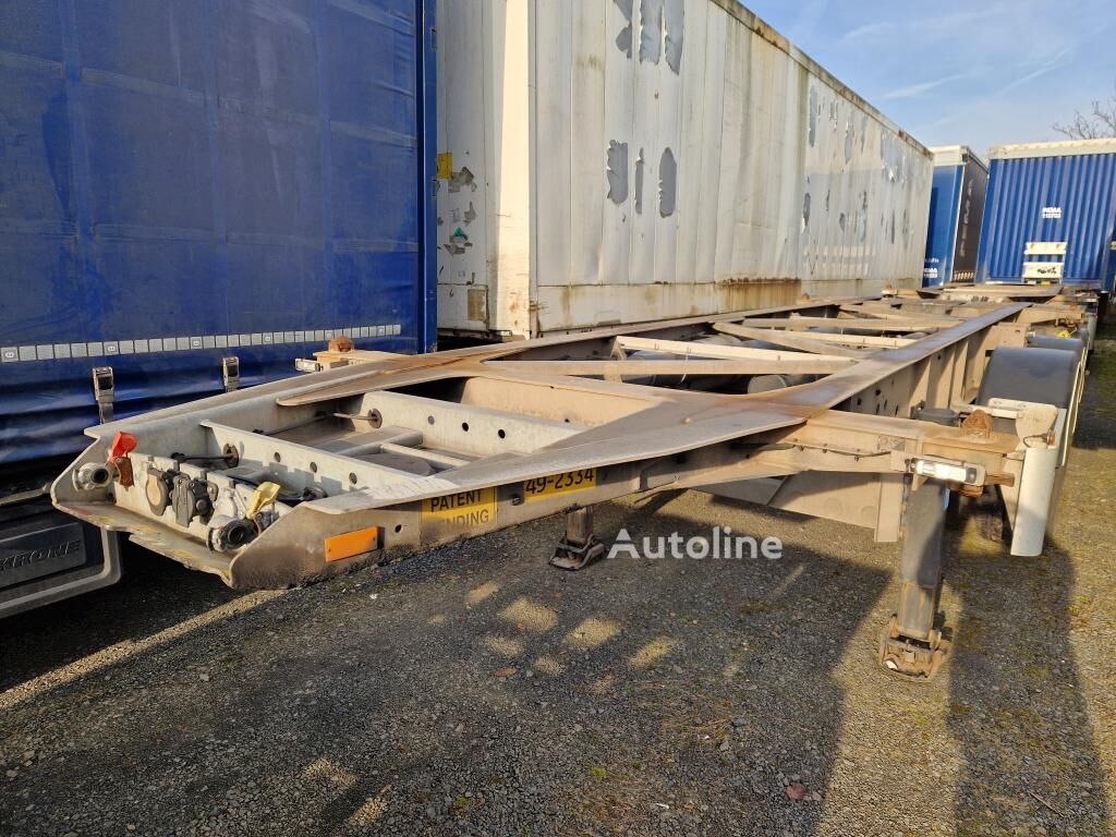 Van Hool Trailer Chassis Tank 1x 20' poluprikolica za prevoz kontejnera
(492334)