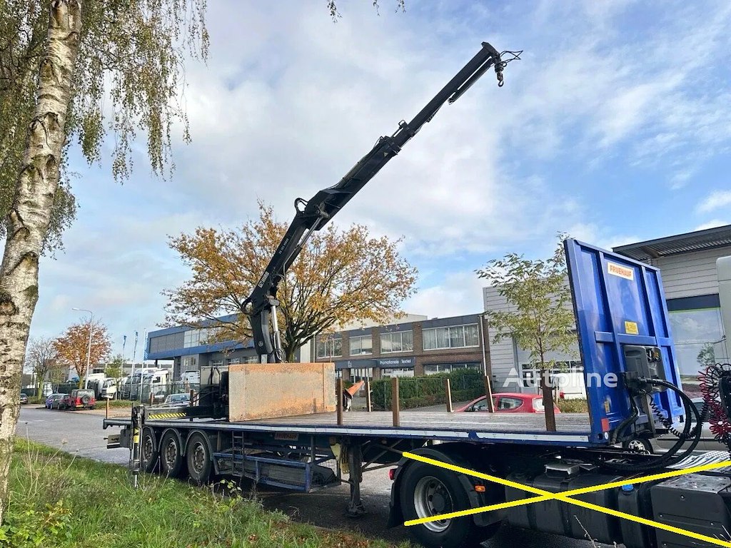 Fruehauf MET HIAB 122E-3 REMOTE CONTROLE, 2014 poluprikolica platforma