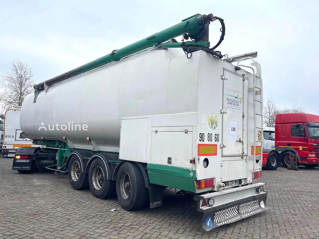 Ecovrac AUGER, 8 COMP, BPW AXLES poluprikolica autocisterna