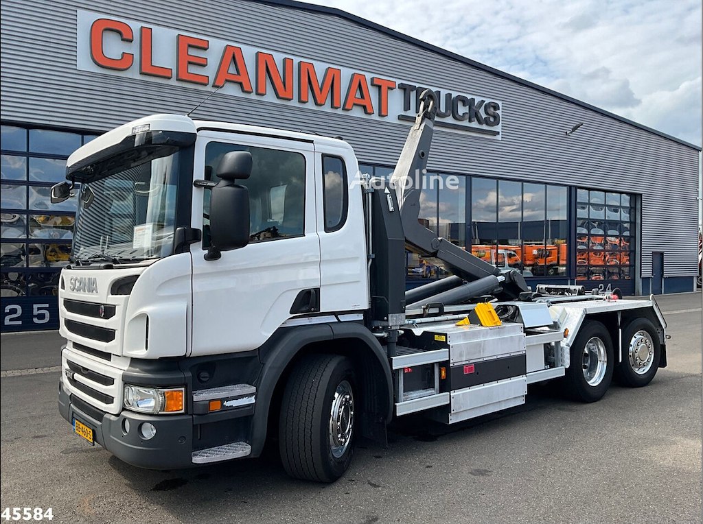Scania P 340 Euro 6 CNG 21 Ton haakarmsysteem Just 140.611 km! kamion rol kiper
