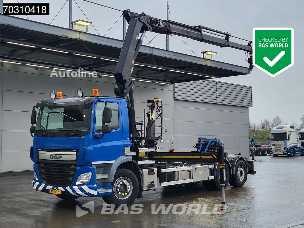 DAF CF 330 6X2 VDL 20-6200 Palfinger PK 22002-EH Kran Crane Lift+ste kamion rol kiper