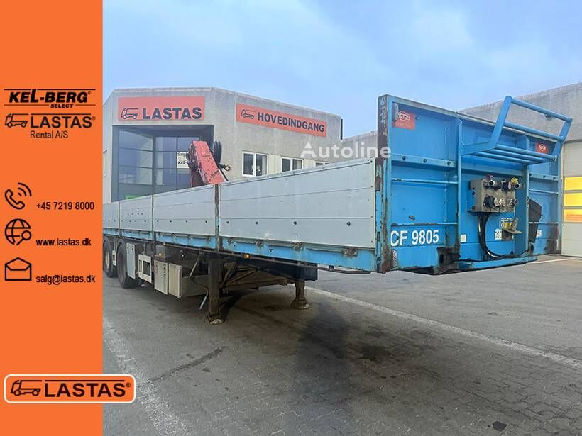 Pacton Flatbed / Flachbettauflieger / Ladtrailer poluprikolica sa ravnom platformom
