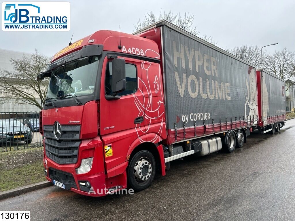 Mercedes-Benz Actros 2548 6x2, EURO 6, Lift roof kamion sa klizna zavesa cerada