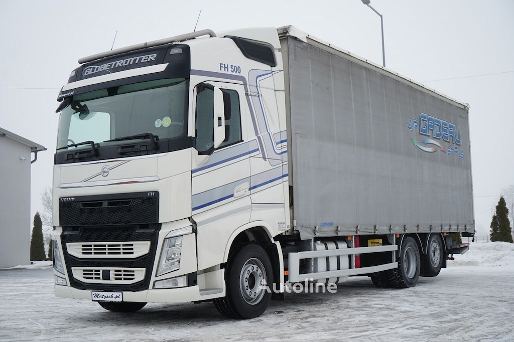 Volvo FH 500 kamion sa klizna zavesa cerada