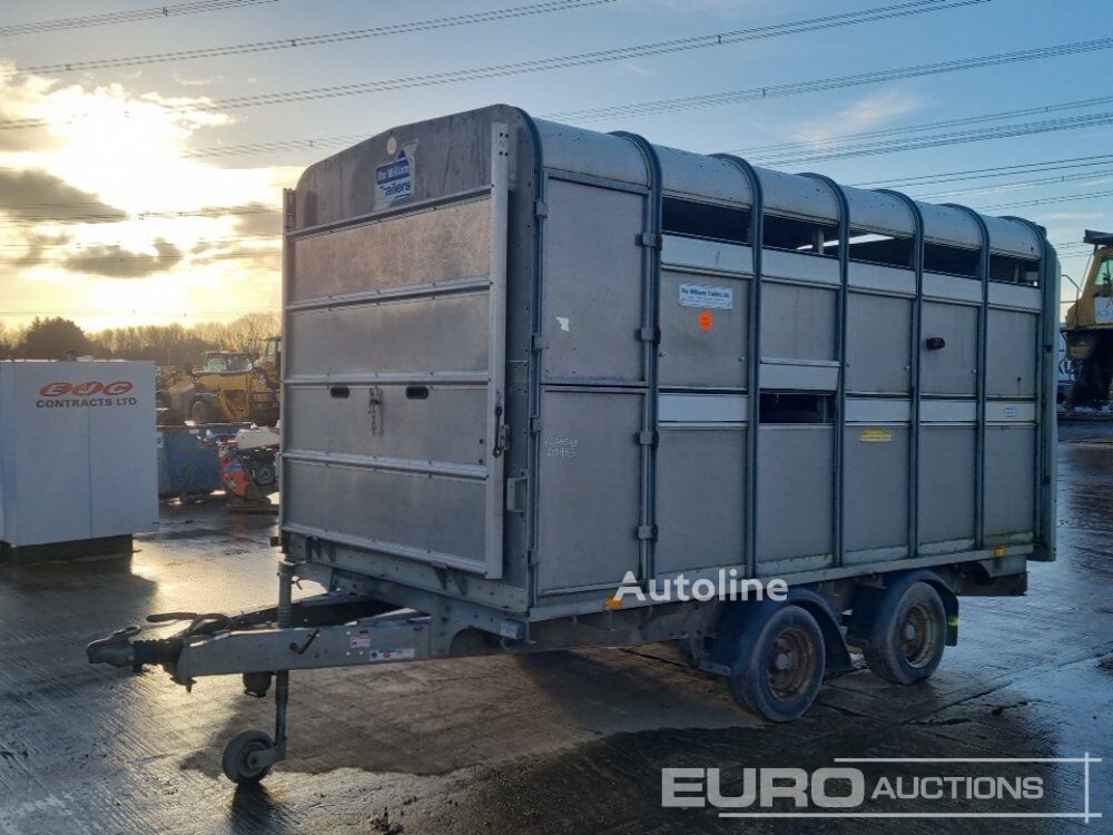 Prodaje se Ifor Williams Trailers 3.5 Ton Twin Axle Livestock Trailer, Ramp prikolicu za građevinske strojeve na aukciji