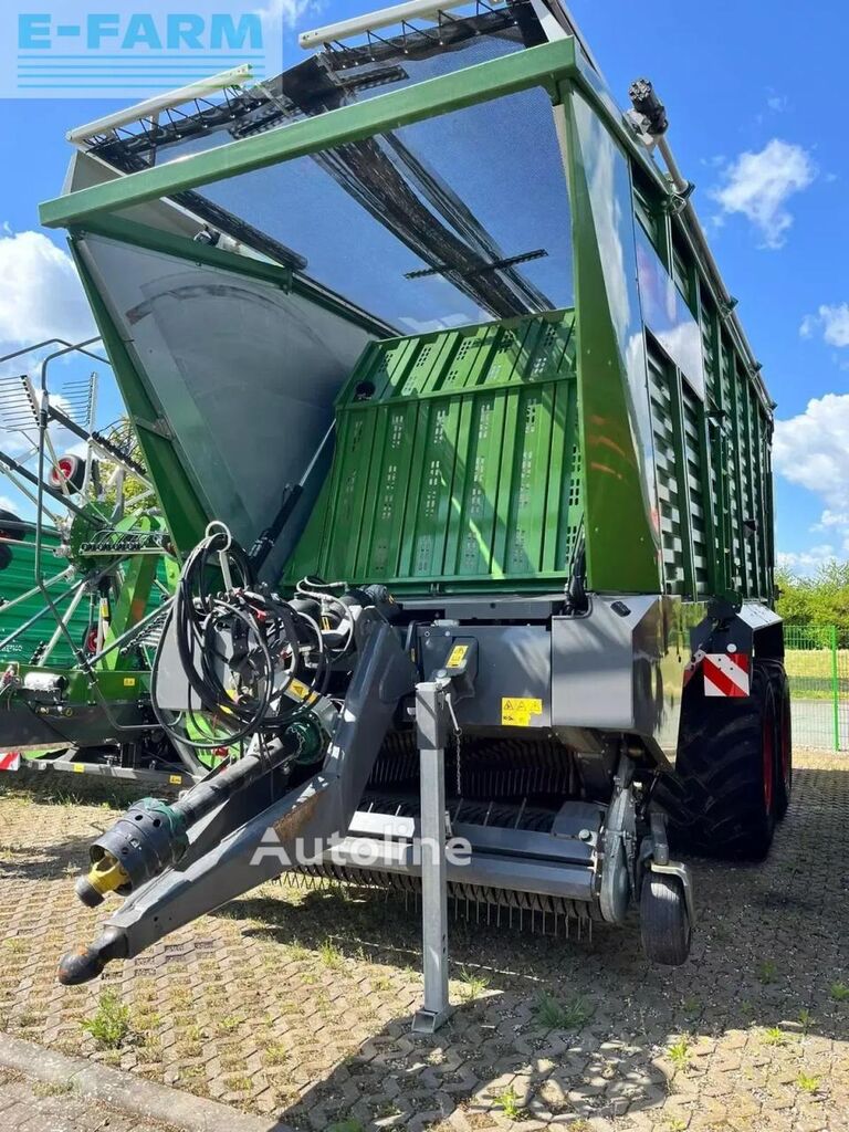 Fendt tigo 75 xr mit 800/45 r30,5 bereifung, laderaumabdeckung und 2 d prikolica platforma