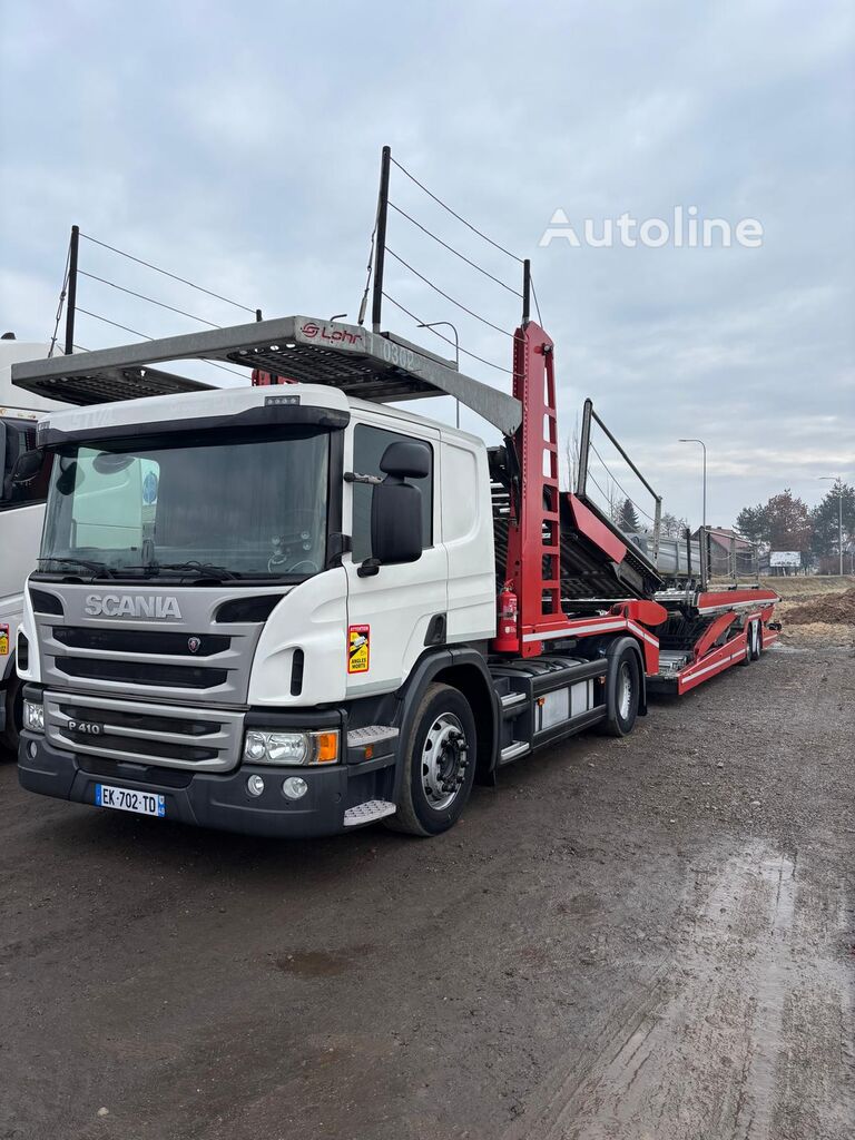 Scania P410 autotransporter + prikolica autotransportera