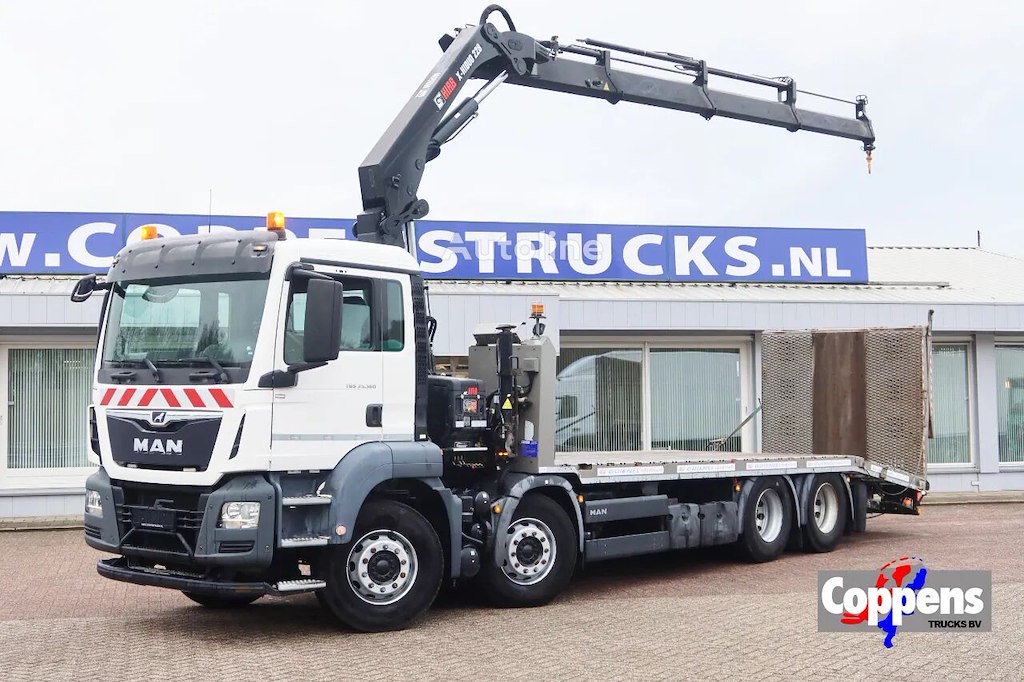 MAN TGS 35.360 8x2 Oprijvrachtwagen + Hiab 228 E3 autotransporter