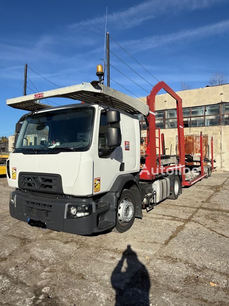 Renault D Wide autotransporter + prikolica autotransportera
