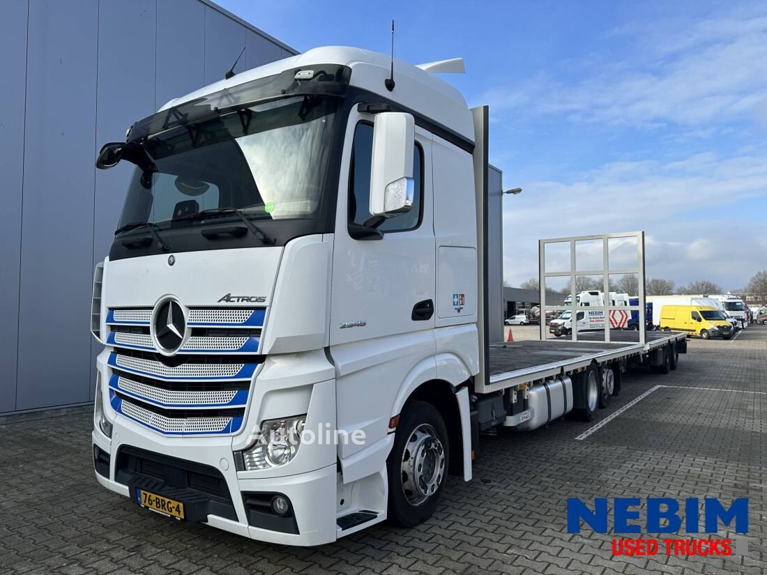 Mercedes-Benz Actros 2545 6x2 RETARDER - Incl. DINKEL Trailer kamion platforma + prikolica platforma
