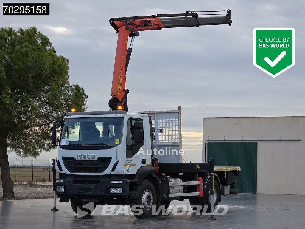 IVECO Stralis 310 4X2 Palfinger PK14002 EH Kran Crane Remote control B kamion platforma