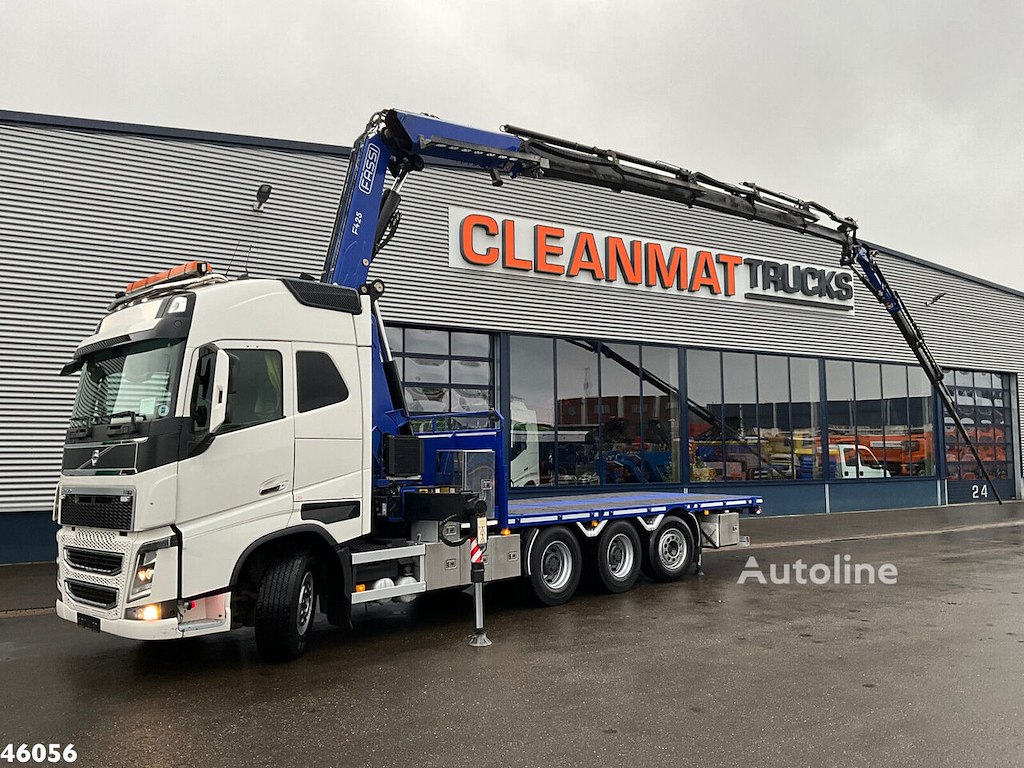 Volvo FH 16.550 8x4 Euro 6 Fassi 42 Tonmeter laadkraan + Fly-Jib Just kamion platforma