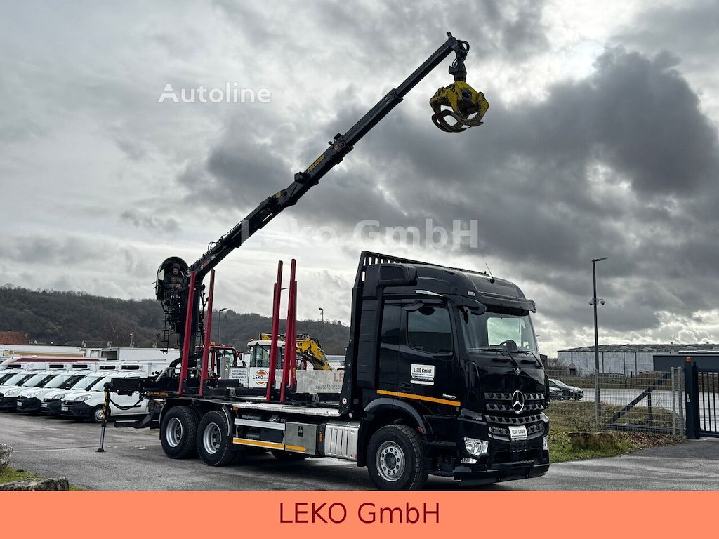 Mercedes-Benz Arocs 2653 Mit Kran Loglift 125Z kamion za prevoz drva