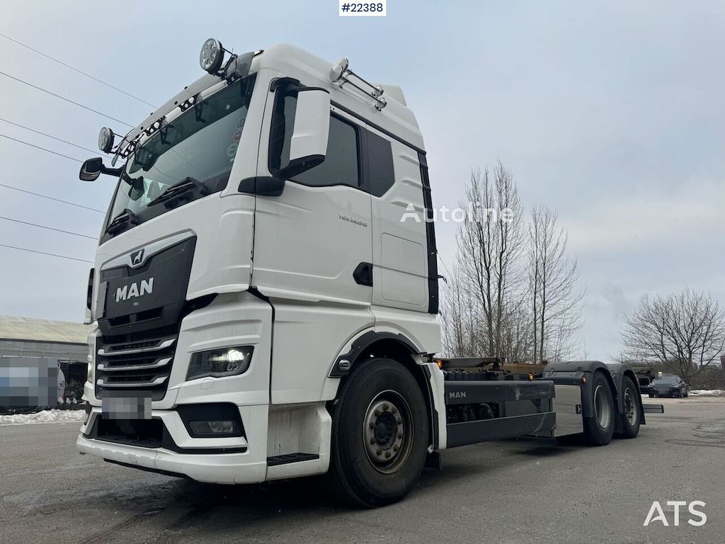 MAN 2021 MAN TGX 26.510 containerchassis – 69 000 km vozilo za prevoz kontejnera
