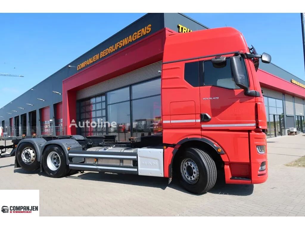MAN TGX 26.470 - BDF - Retarder - 2021 - Steering axle vozilo za prevoz kontejnera