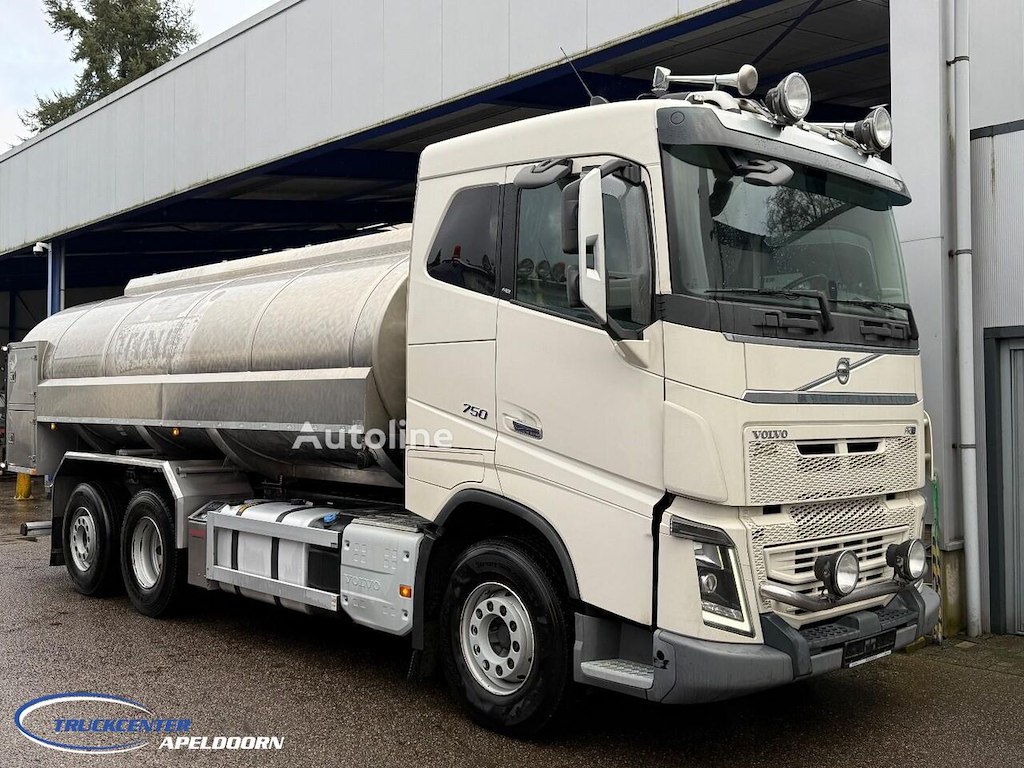 Volvo FH 750 6x2, Retarder, 15000 Liter stainless steel tank autocisterna