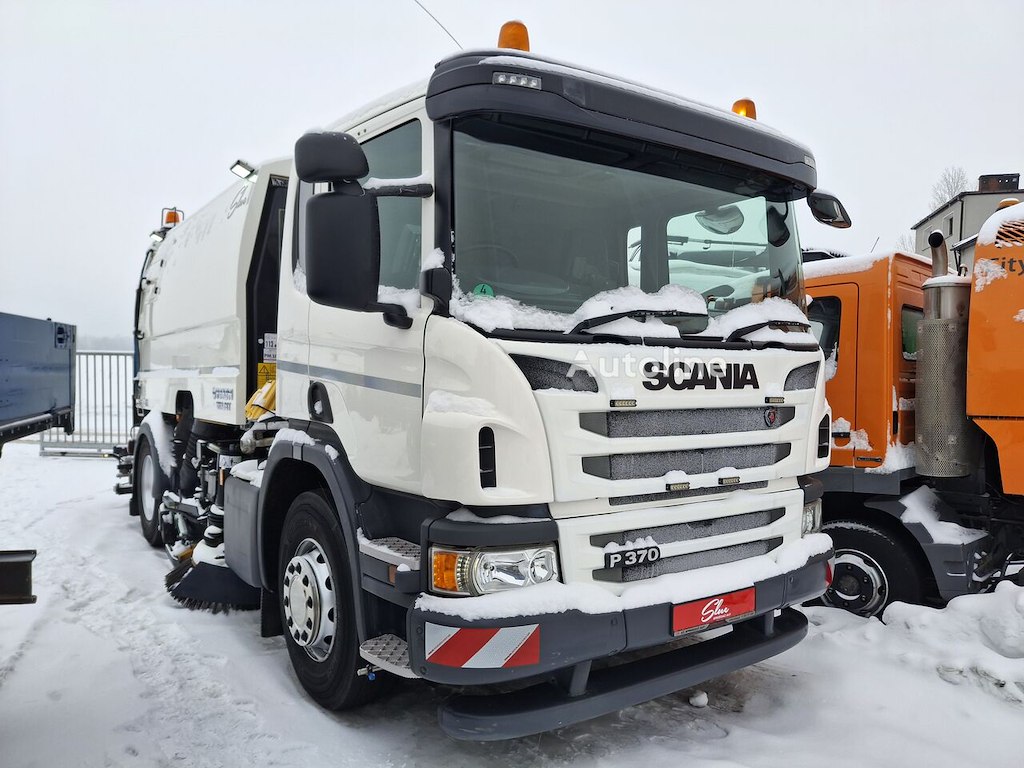 Scania P370 Kehrmaschine FAUN Euro 6 Karcher Heckstaubsauger vozilo za čišćenje ulica
