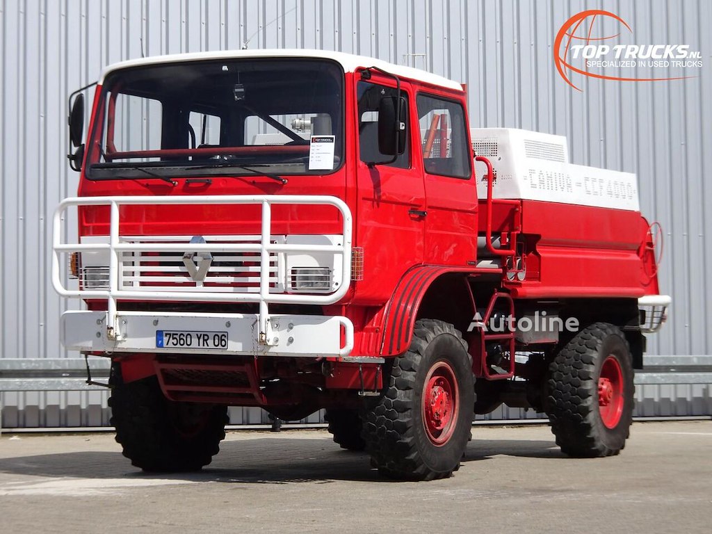 Renault M180 4x4 -3.500 ltr - Brandweer, Feuerwehr, Fire - Expeditie, Ca vatrogasno vozilo