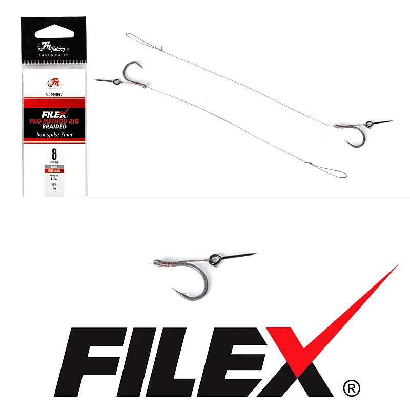Fil Fishing FILEX PRO METHOD RIG BRAIDED & BAIT SPIKE 10 (40-8634)