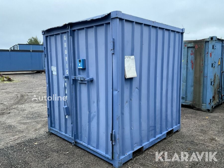 Prodaje se Container med tvättutrustning 8 fot kontejner 8 stopa na aukciji
