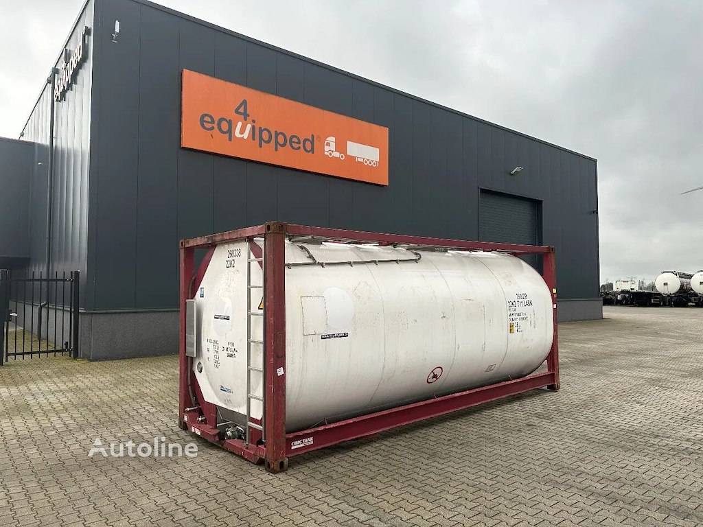 CIMC FOOD 20FT ISO / 25.920L-1-COMP. / L4BN / UN Portable / T11 / 5Y rezervoar-kontejner 20 stopa