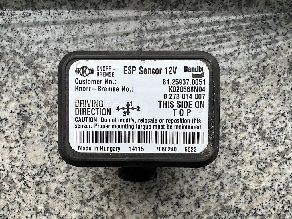 Knorr-Bremse 12V 81259370051 senzor za kamiona