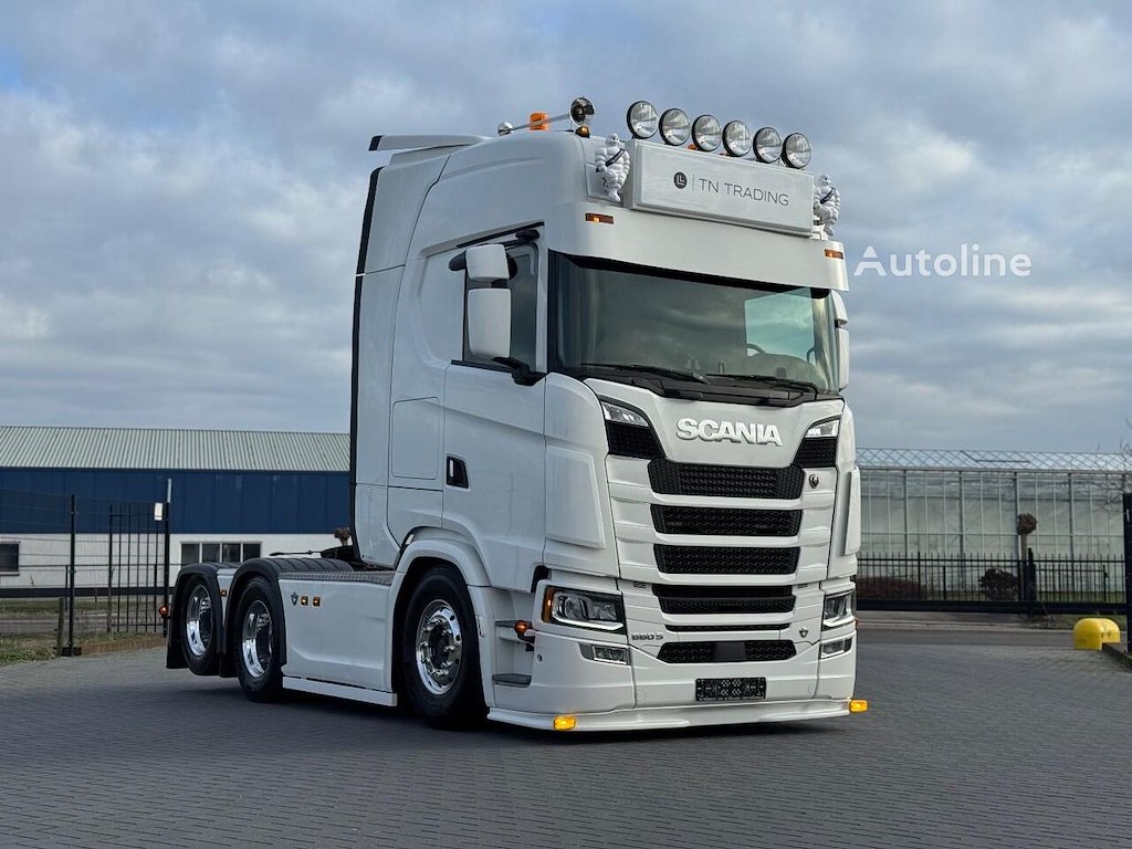 Scania S660 FULL AIR, LEATHER, ALCOA, WHEELBASE 2.95, PTO, RETARDER, TO tegljač