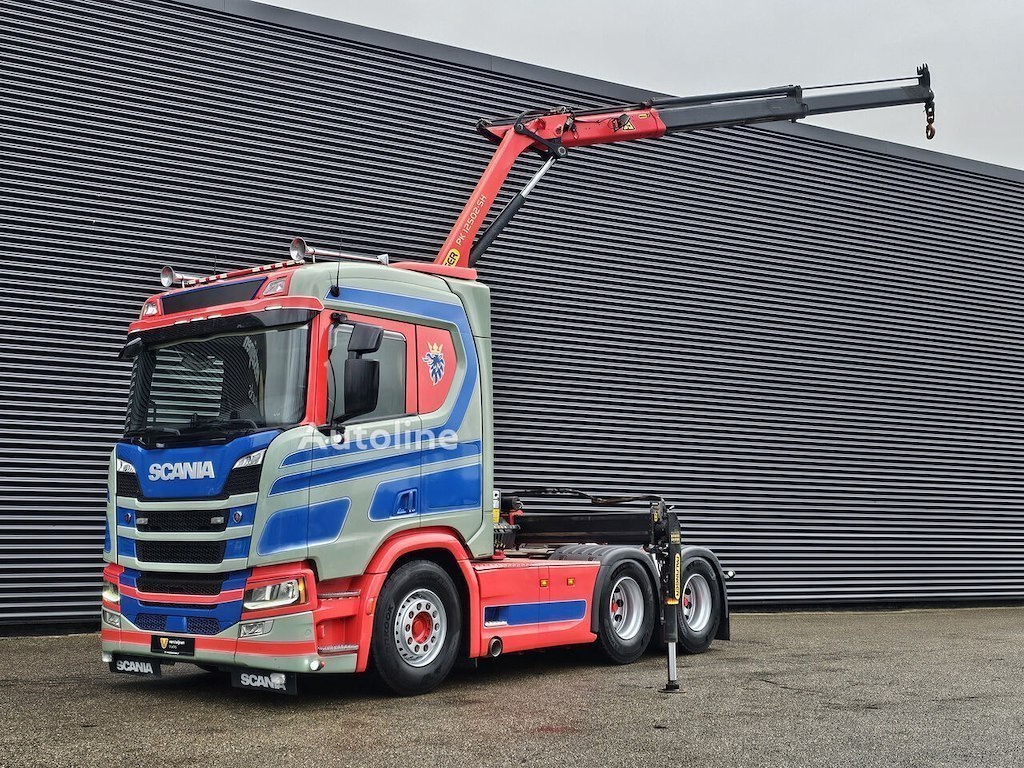Scania R500 6x4 / PALFINGER CRANE / KRAN / RETARDER tegljač
