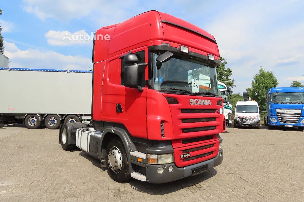 Scania R440 2 tanks Frigo, 927381km, no rust chassis tegljač