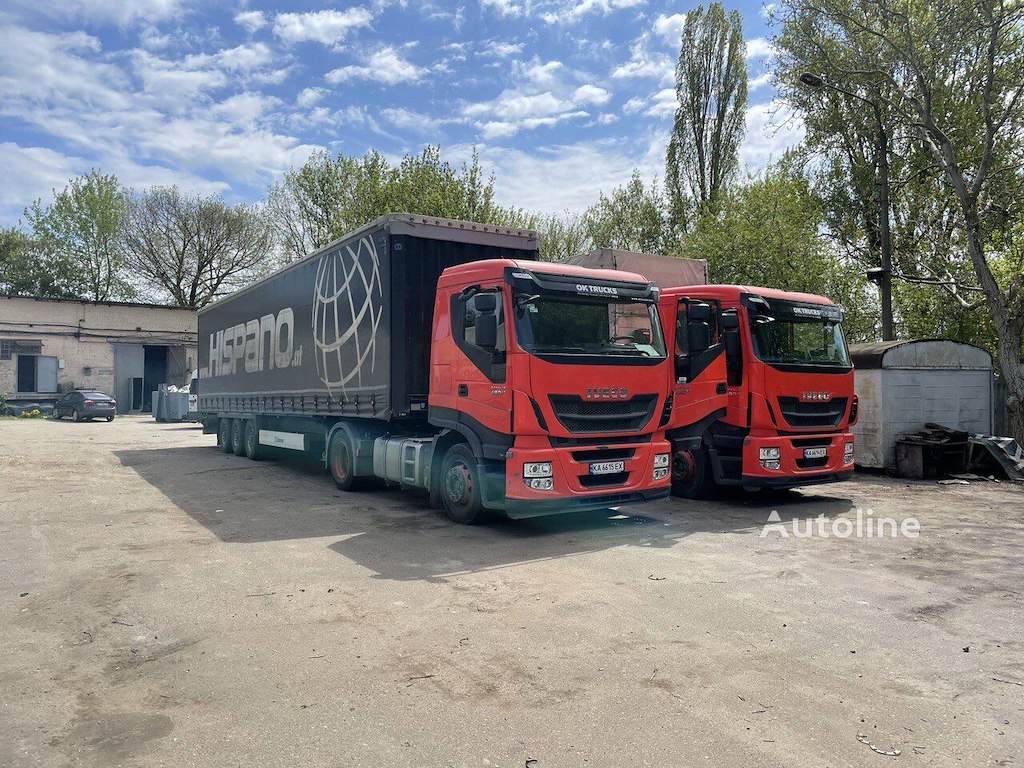 IVECO Stralis 480 tegljač + poluprikolica sa kliznom ceradom