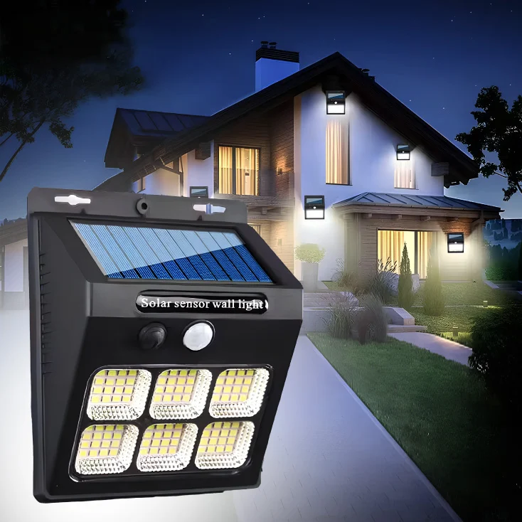 Solarni LED reflektor sa senz. 6500K 72 LED