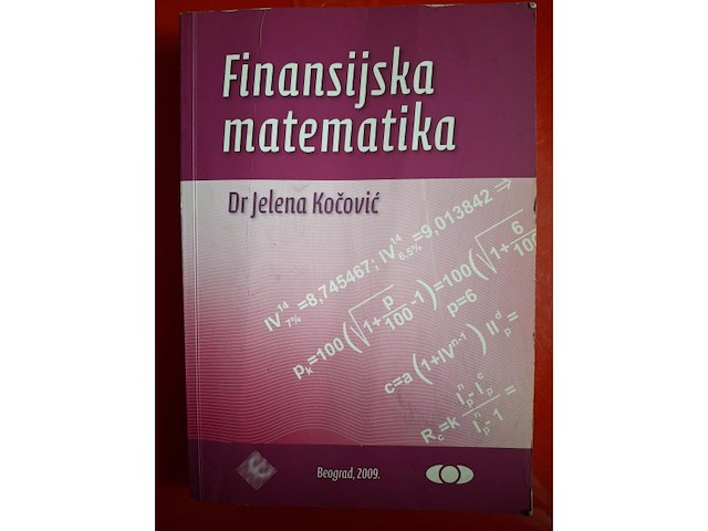 FINANSIJSKA MATEMATIKA Jelena Kočović